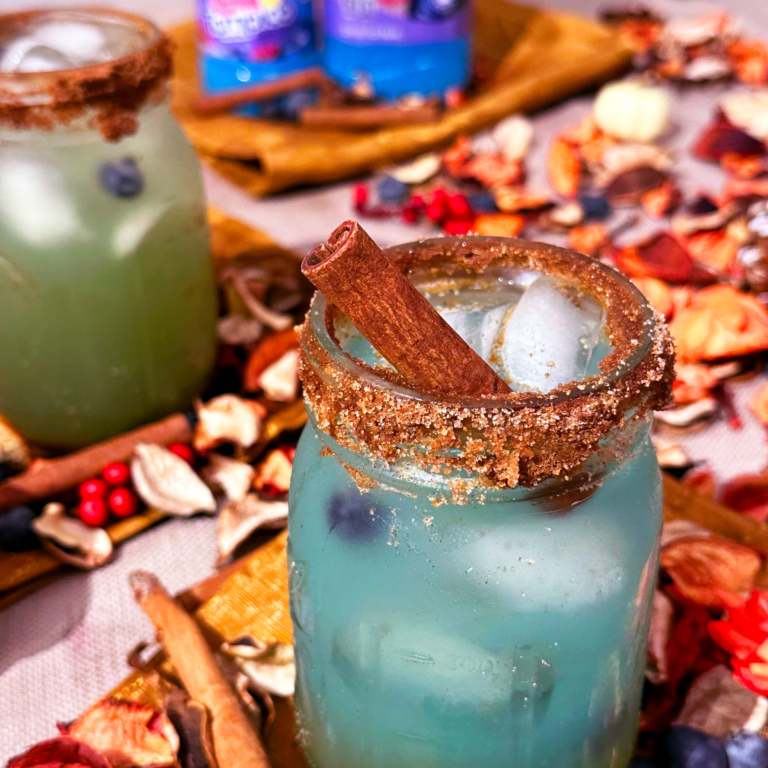 Cinnamon Spice Blue Raspberry Mocktail - Tampico Beverages